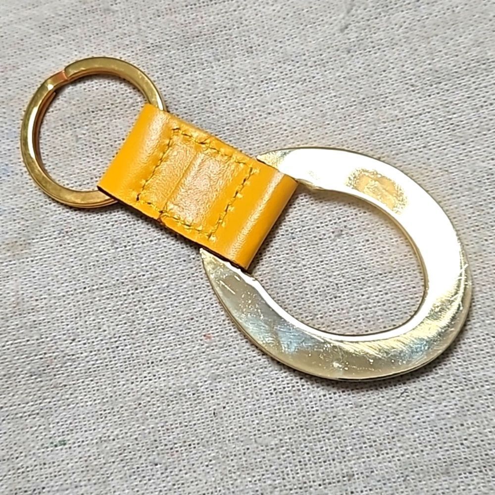 Authentic Christian Dior Gold Plated Vintage Keyring … - Gem